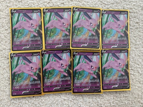 Espeon V Pokemon TCG Sword & Shield Foil Card Promo SWSH201 Read ...