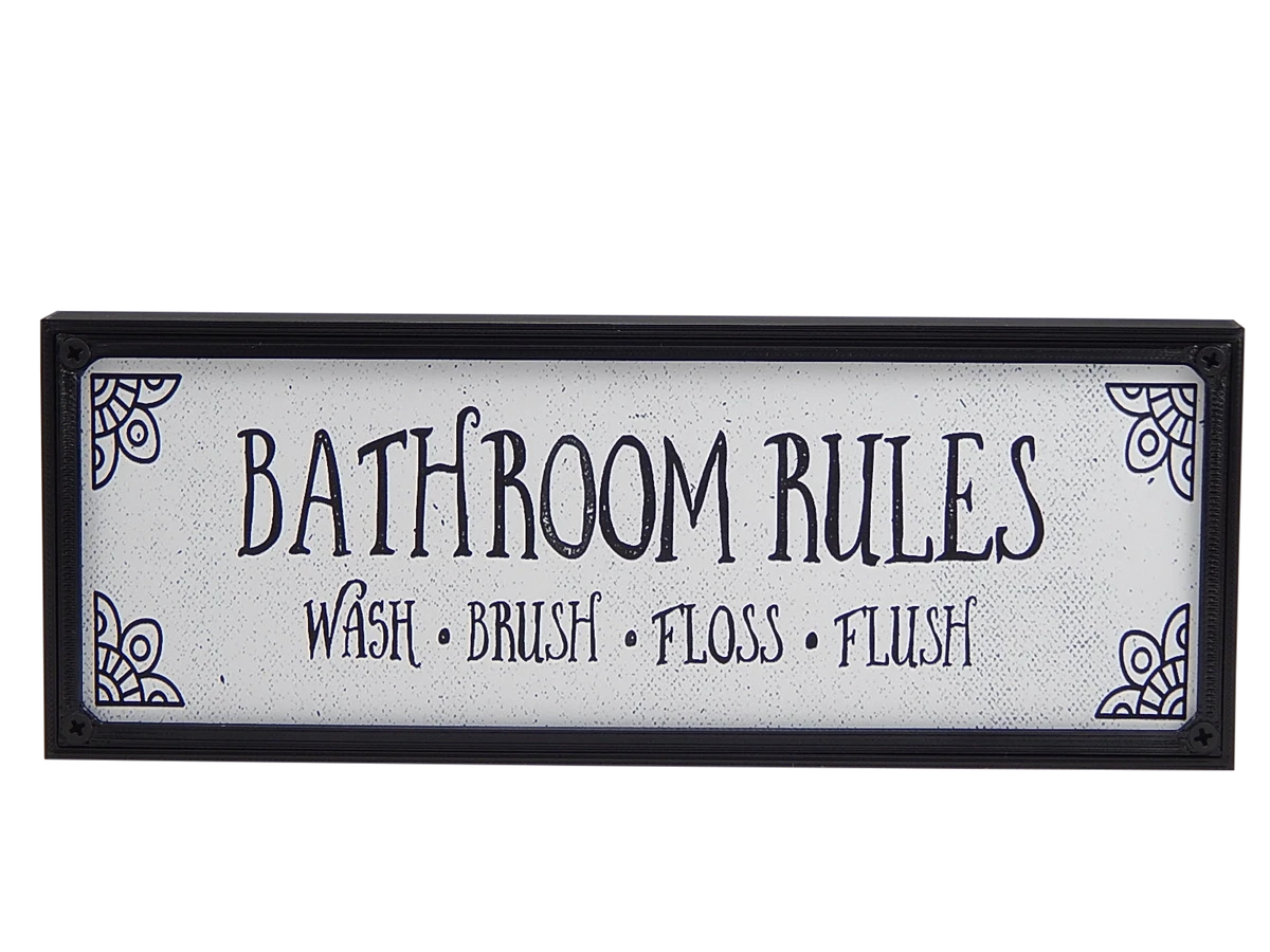 Bathroom Sign For Home