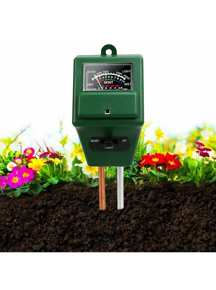 Insten 3 in 1 Soil Tester Water PH Moisture Light Test Meter Test Kit ...