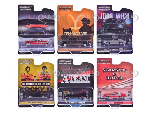 "HOLLYWOOD GREATEST HITS" (2024) SET OF 6 PIECES 1/64 MODELS BY ...