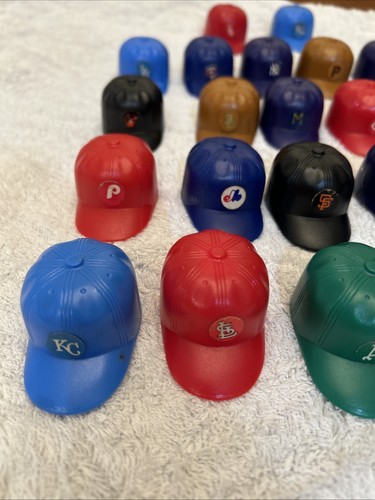 Rare Vintage 1970s MLB Mini Helmet Set - 24 Helmets With Pencil ...