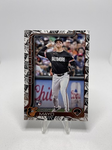 2025 Topps Series 1 - Coby Mayo Spring Training Foil (RC) #20 Baltimore ...