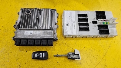 BMW 3 F30 330e HYBRID ENGINE B48B20A 15-18 AUTO ENGINE ECU KEY LOCK SET ...