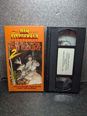 Vintage Dan Fitzgerald Down For The Count 2 VHS Hunting Movie VHS Rare ...