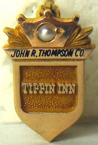 employee service award tie pin advertising John R. Thompson Co. TIFFIN ...