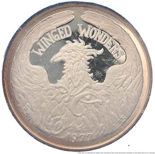 1977 Krewe of Comus Winged Wonders The Golden Cup of Comus Silver ...