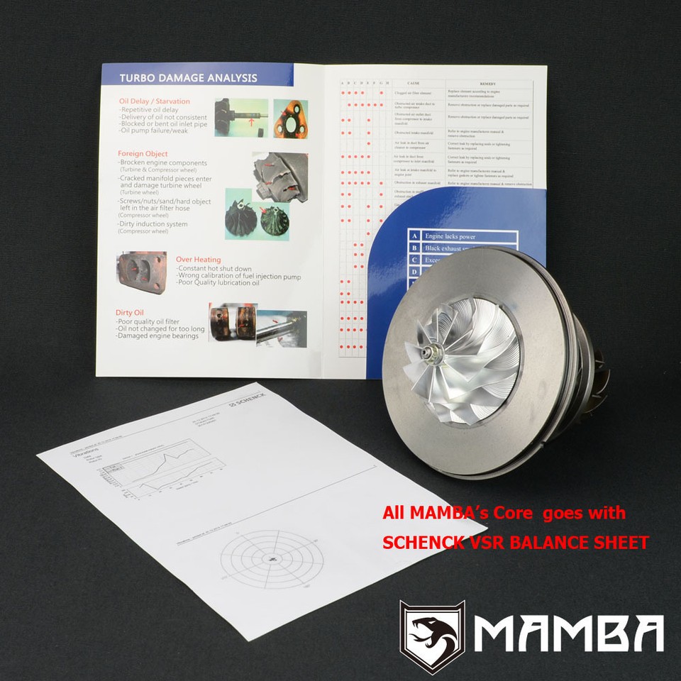 MAMBA GTX 9-11 Turbo Cartridge CHRA TD04HL-18T For VOLVO SAAB Greddy ...