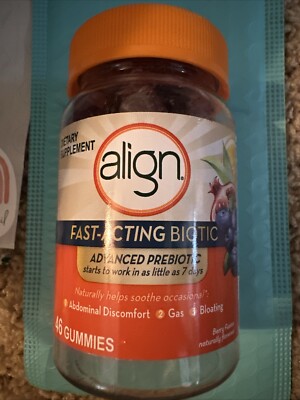 Align Fast Acting probiotic gummies 46 | eBay