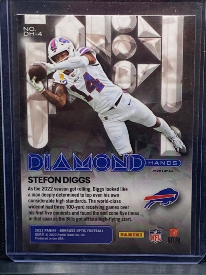 2022 Donruss Optic DH-4 Stefon Diggs Diamond Hands Buffalo Bills | eBay