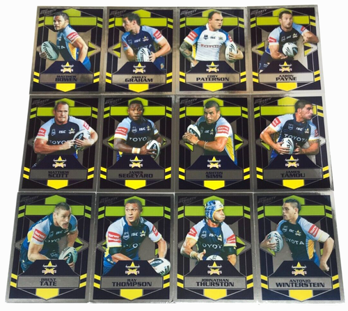 2012 SELECT NRL DYNASTY CARD SILVER FOIL PARALLEL FULL TEAM SET (6 ...