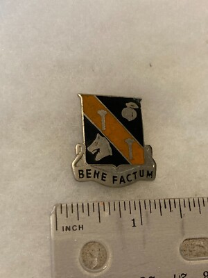 Authentic US Army 40th Signal Battalion DI DUI Unit Crest Insignia NH ...