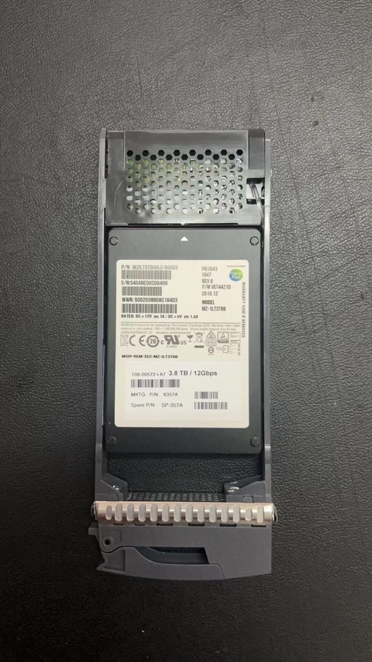 X357A-R6 Netapp 3.84TB SAS 12Gbps 2.5'' SSD X357A For FAS2600 | eBay