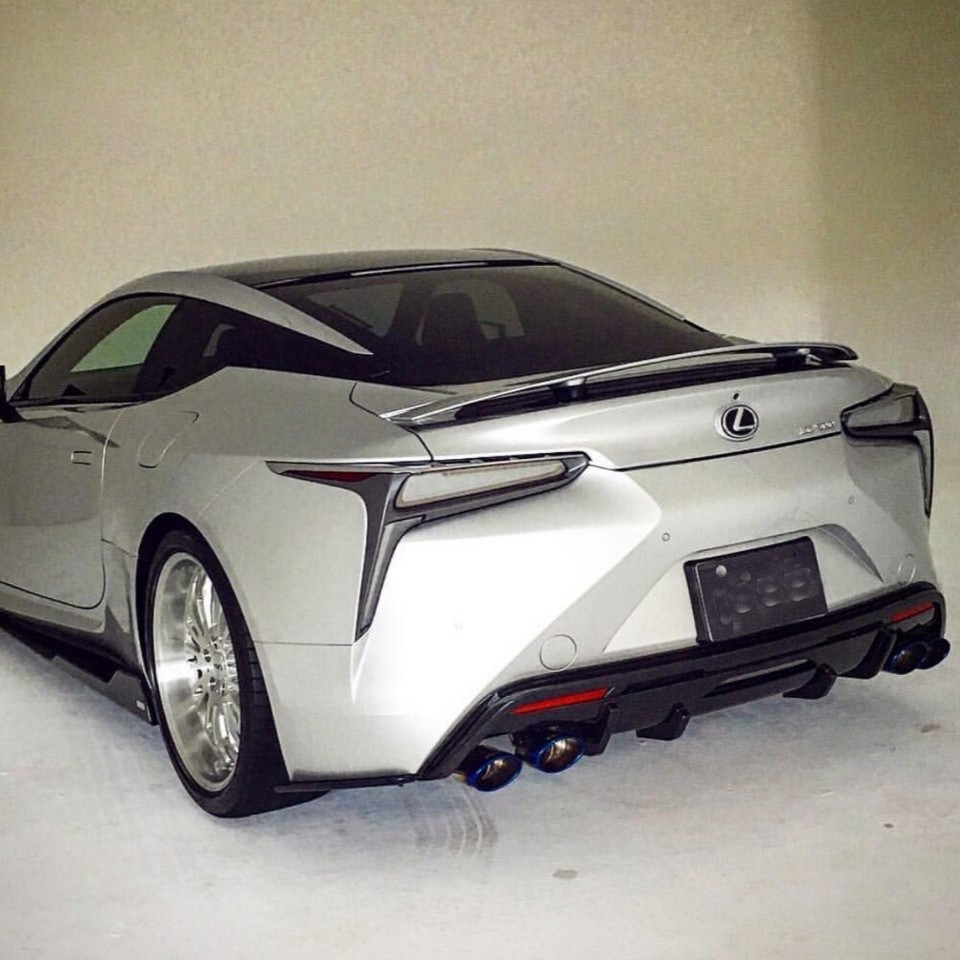 Rear Diffuser For Lexus LC500 LC500h 2018-2024 Dry Carbon Fiber Rear ...