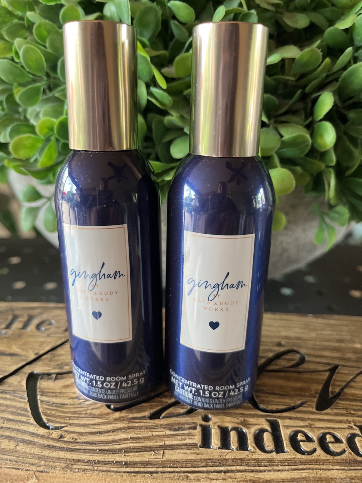 2pc Bath & Body Works Home Fragrance Gingham Concentrated Room Spray 1 ...