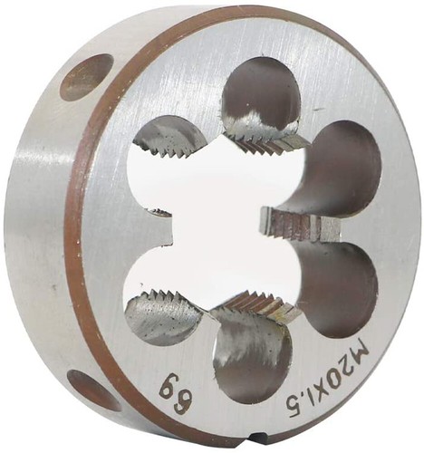 M20 Metric Right Hand Screw Thread Round Die Tool M20×1.5mm Pitch Gauge ...