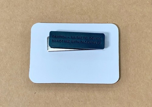 Magnetic Name Badge Backing - Name Tag Fastener with Adhesive Peel, 1. ...