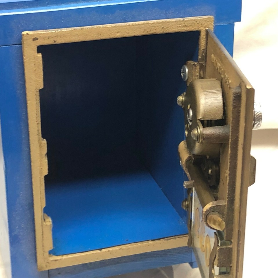 Post Office Mail Box Door P.O. Vintage USPS Postal Coin Wood Bank Lock ...