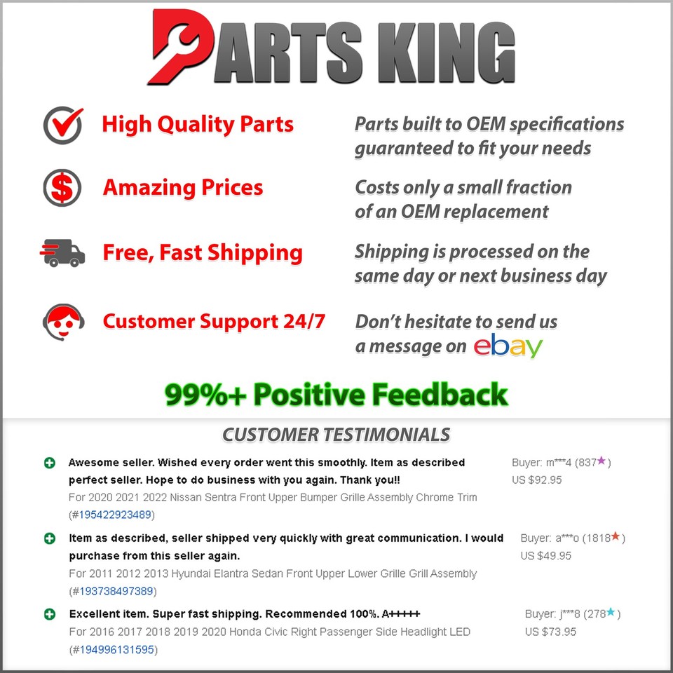 For 2016 2017 2018 Kia Optima Headlight Assembly Driver Halogen ...