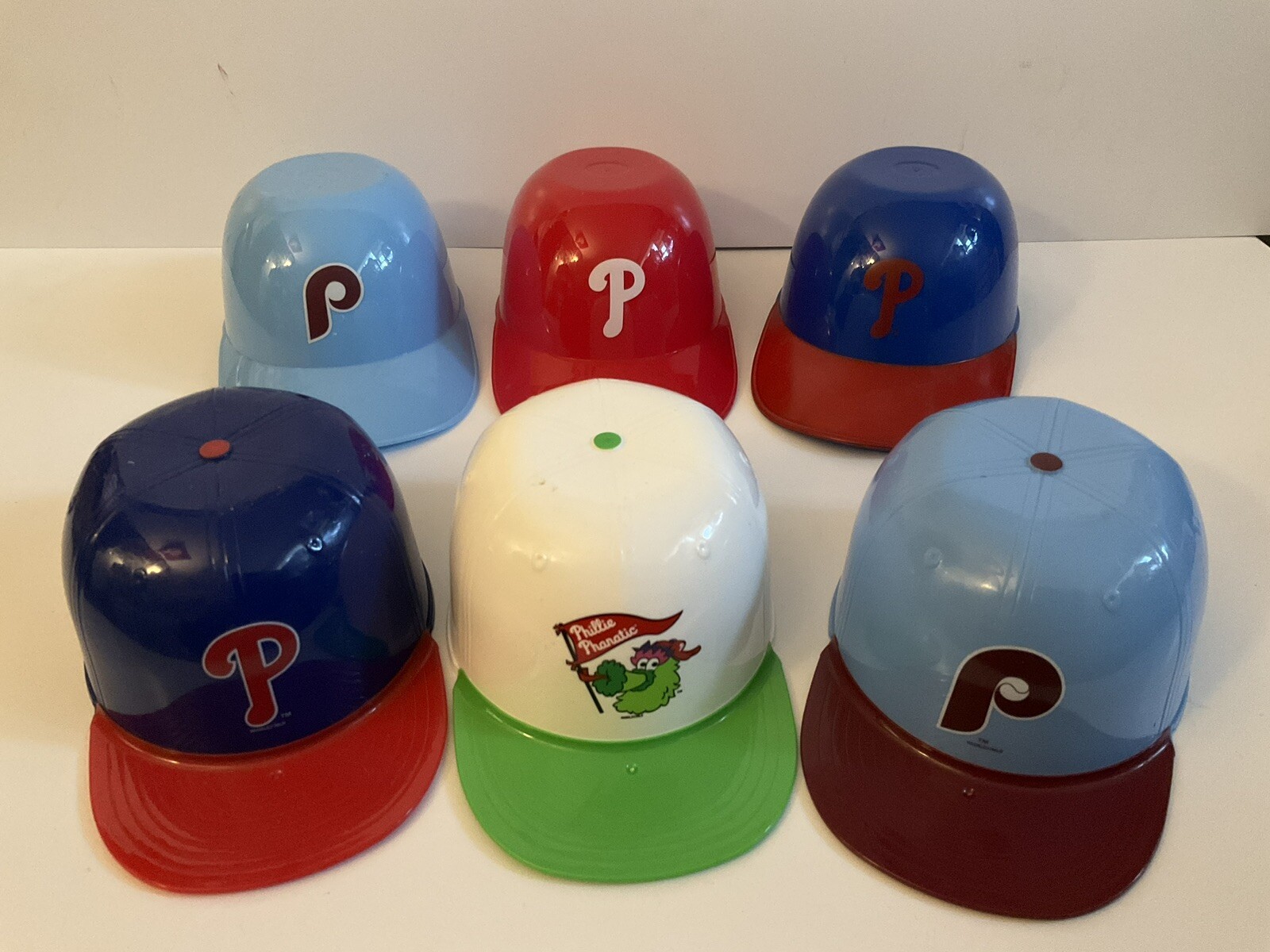 PHILLIES 2024 LOT OF 6 ICE CREAM HAT HELMET CUP PHANATIC-RETRO-POWDER ...