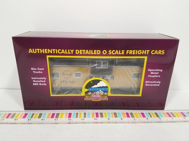 MTH 20-91623 TTX Extended Vision Caboose #100 1 48 Scale Works With ...
