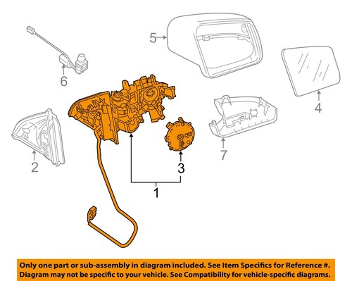 MERCEDES OEM 16-18 GLE350 FRONT DOOR-Mirror Assembly Right 1668109800 ...