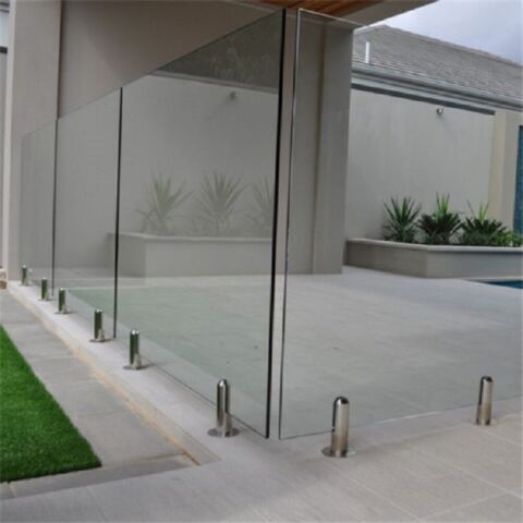Quick & Elegant 10mm Toughened Glass Balustrade for Patio Decking Ponds ...