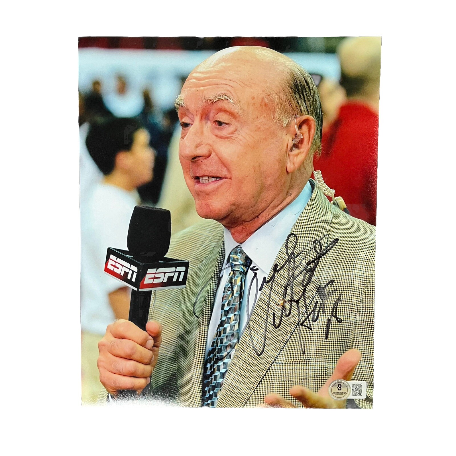Dick Vitale Autographed Signed NCAA ESPN Announcer 8x10 Photo Beckett BAS COA | eBay