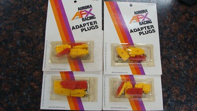 1976 Aurora AFX Racing Slot Car Track CONTROLLER ADAPTER PLUGS 2552 Lot ...