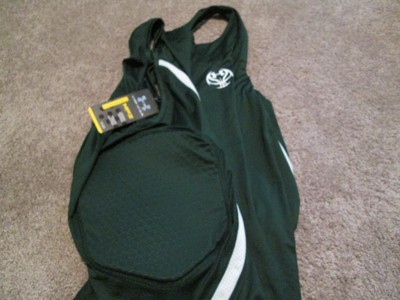 NEW Under Armour MPZ Compression Basketball Padded Green Tank 3XL FREE ...