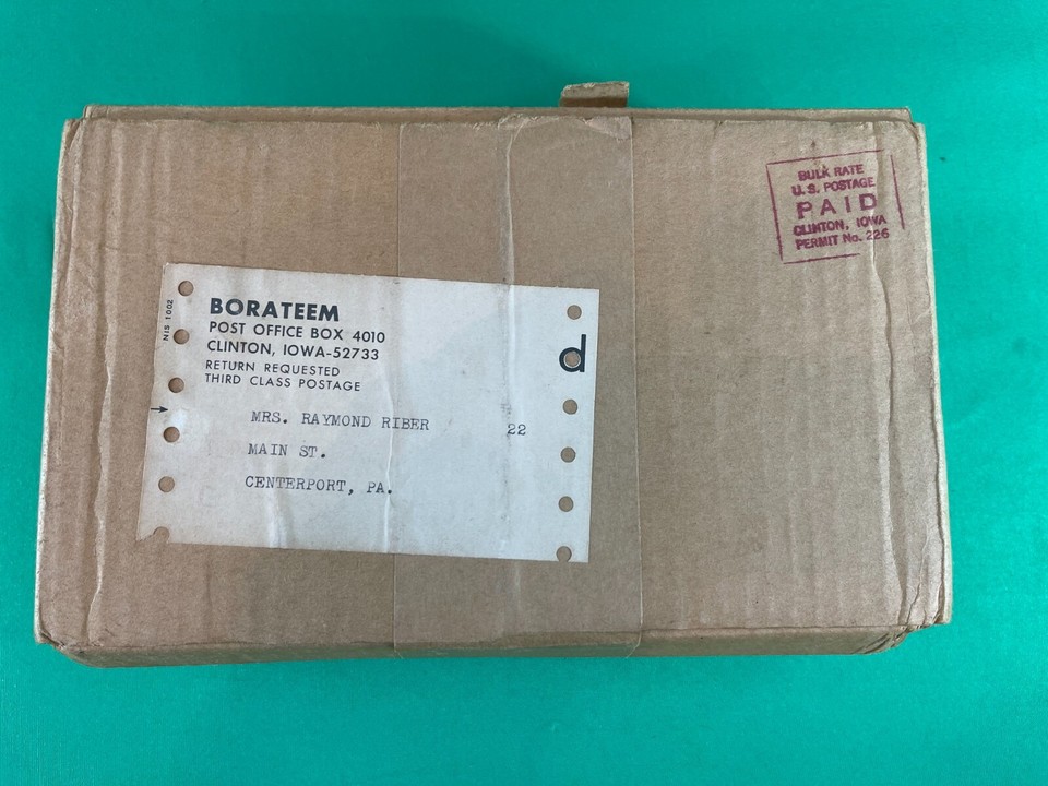 VINTAGE BORAXO 5# Sealed Box Soap PLUS BORAXO 20 Mule Team Sealed Promo ...