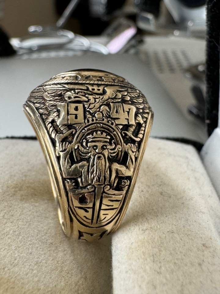 Naval Academy Ring Solid 14k Gold | eBay