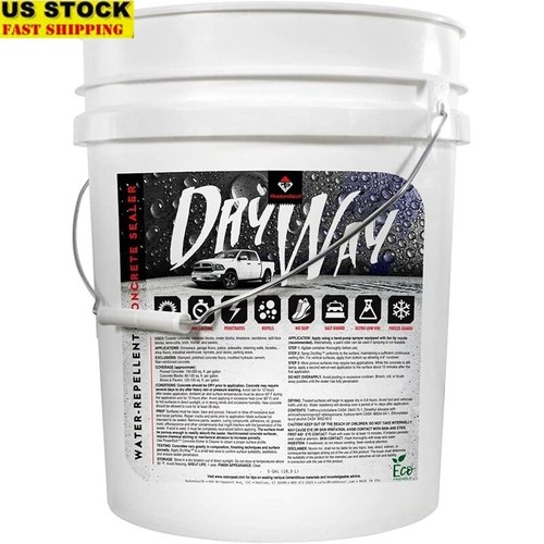 Dry Way Concrete Sealer Water Repellent Silane Siloxane Driveways ...