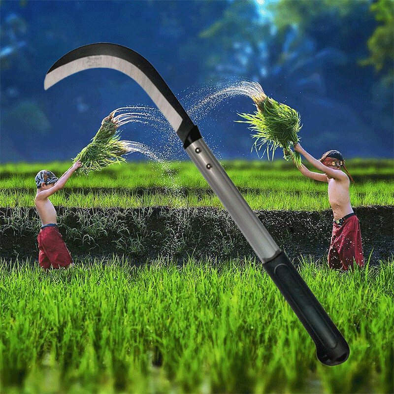 Garden Scythe Sickle Weed Nettle Bramble Serrated Bush Cutter Wacker ...