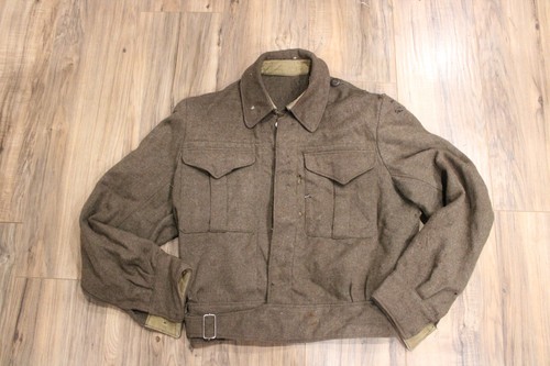 WWII WW2 Canadian Battledress P37 Tunic Wool 1940s ORIGINAL Small | eBay