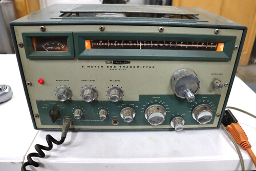 Heathkit Hx-30 Vintage 6-meter SSB Tube Ham Radio Transmitter powers up ...