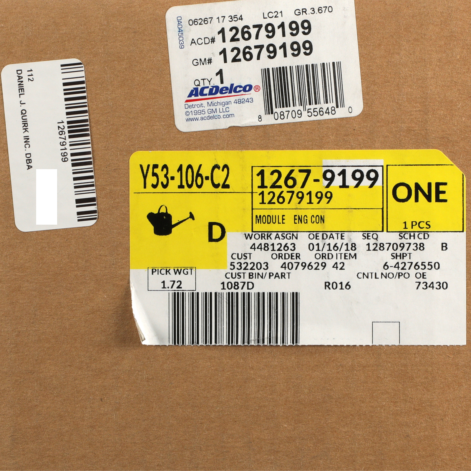 OEM Engine Control Module ECM ECU PCM Aveo Aveo5 Sonic Spark Trax G3 ...