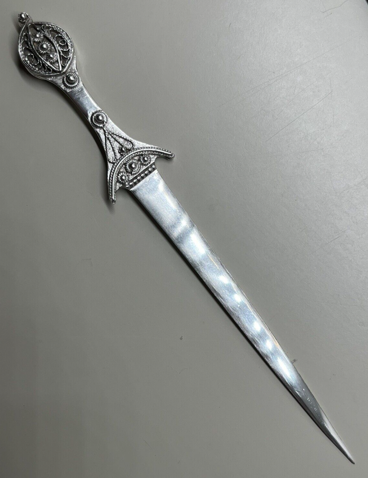 Antique Jerusalem Paper Knife in the Shape of a Sword or Dagger ...