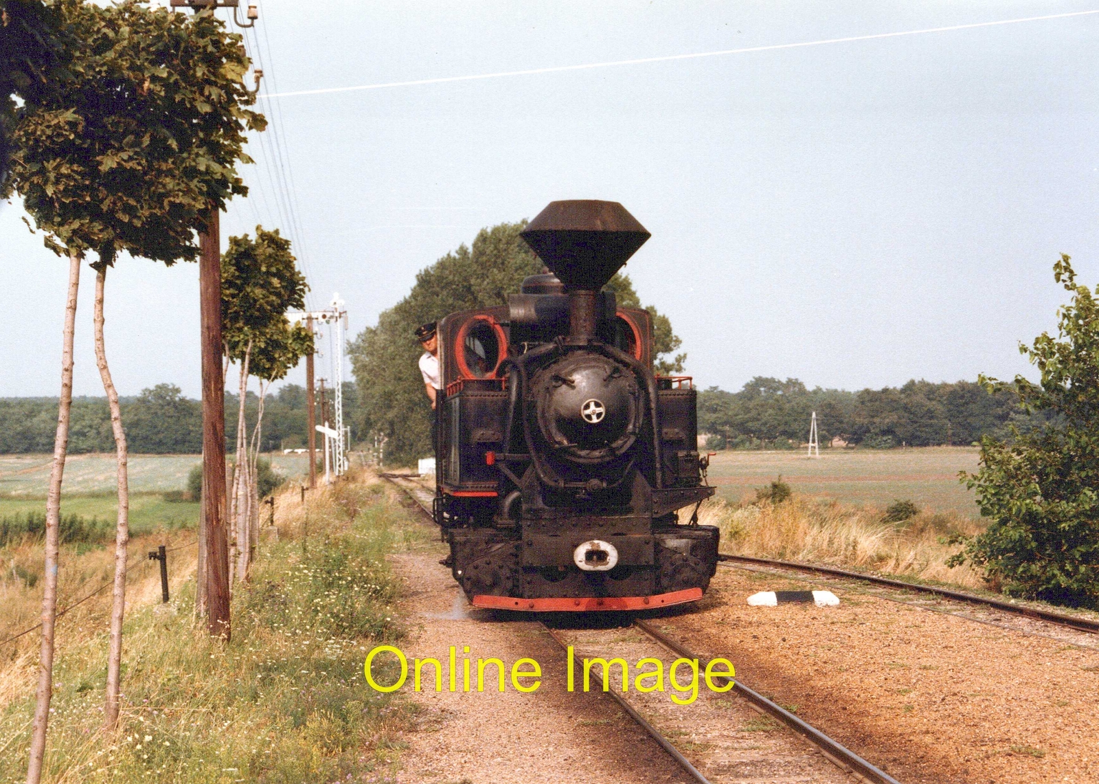 Railway Photo Hungary MAV Steam Named ANDRAS unknown station Sept 1984 ...