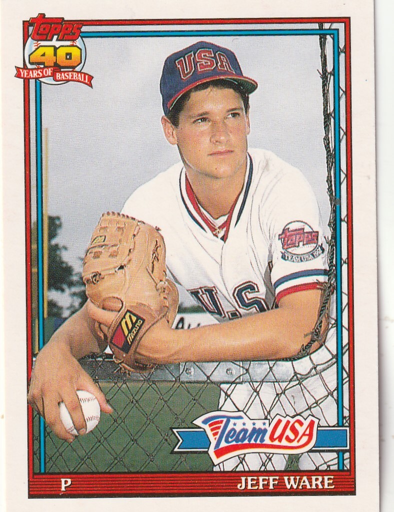FREE SHIPPING-MINT-1991 Topps Traded Jeff Ware #124T TEAM USA | eBay