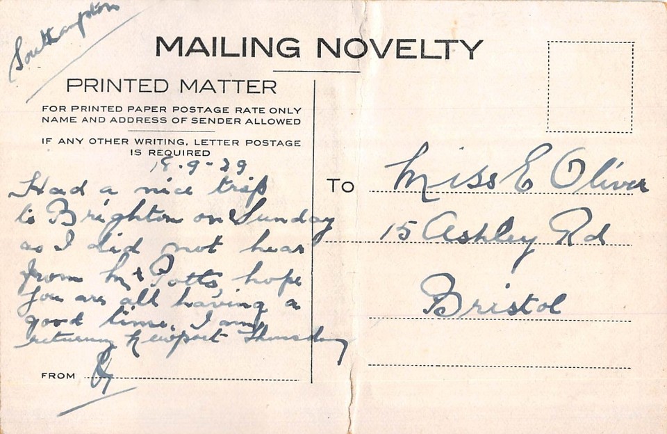 POSTCARD COMIC BEER THEME SOUTHAMPTON STOUT MAILING NOVELTY | eBay