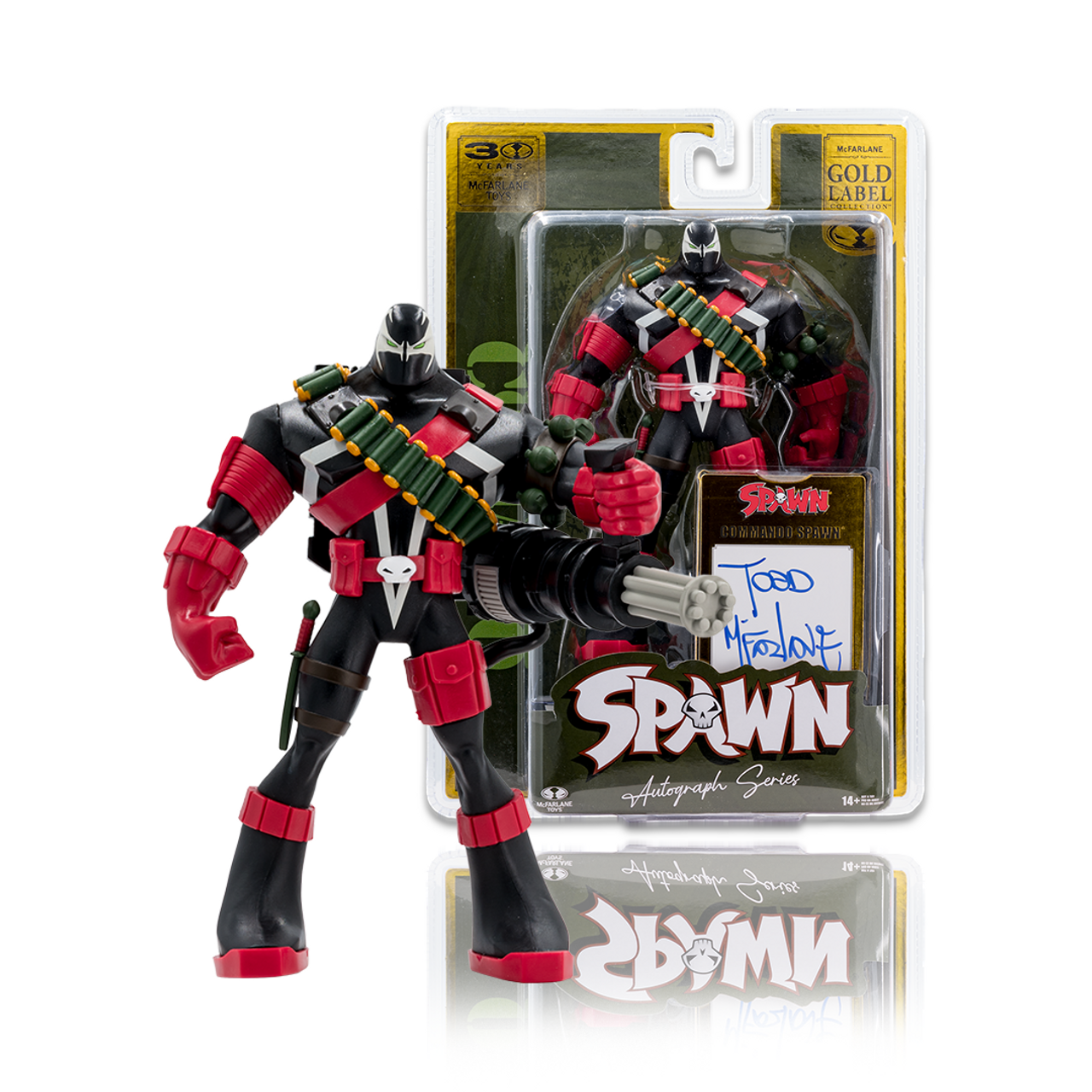McFarlane Toys 30 Years Commando Spawn Autograph Series Gold Label Figure | eBay