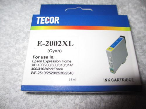 Tecor INK Cartridge E-2002XL (Cyan) For use in Epson Expression Home XP ...