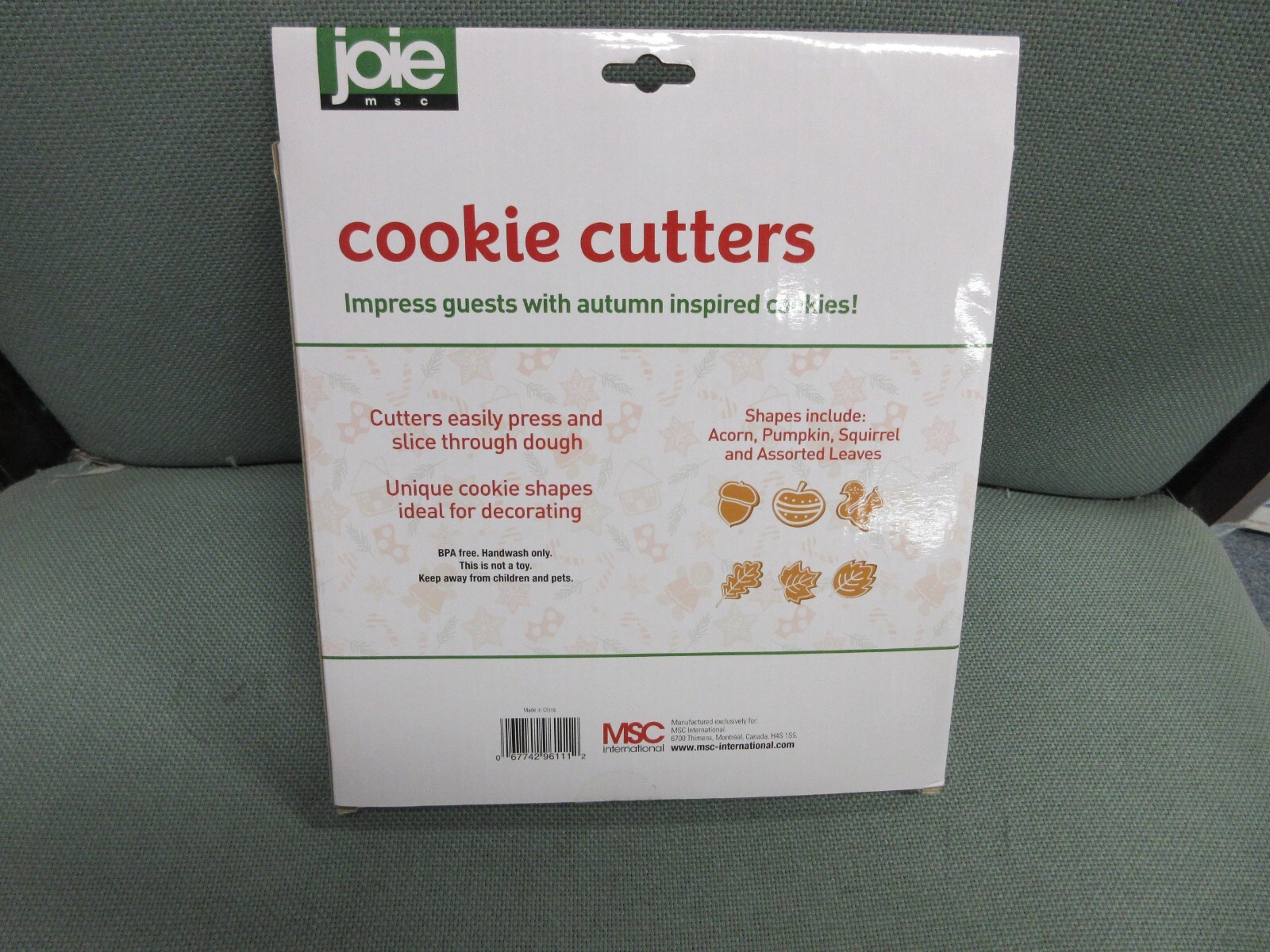 Joie MSC Cookie Cutters 6 pc Box FALL DESIGNS SOLD AT BED BATH BEYOND ...
