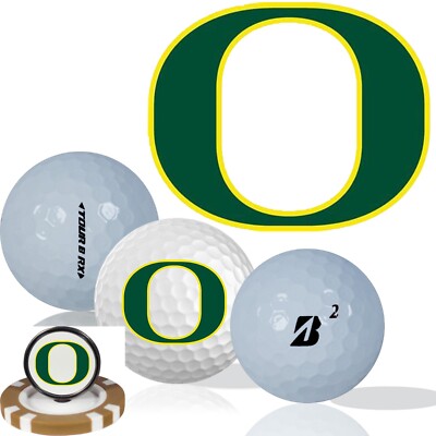 NCAA Oregon Ducks • Golf Balls 12 pack • Bridgestone Tour B RX | eBay