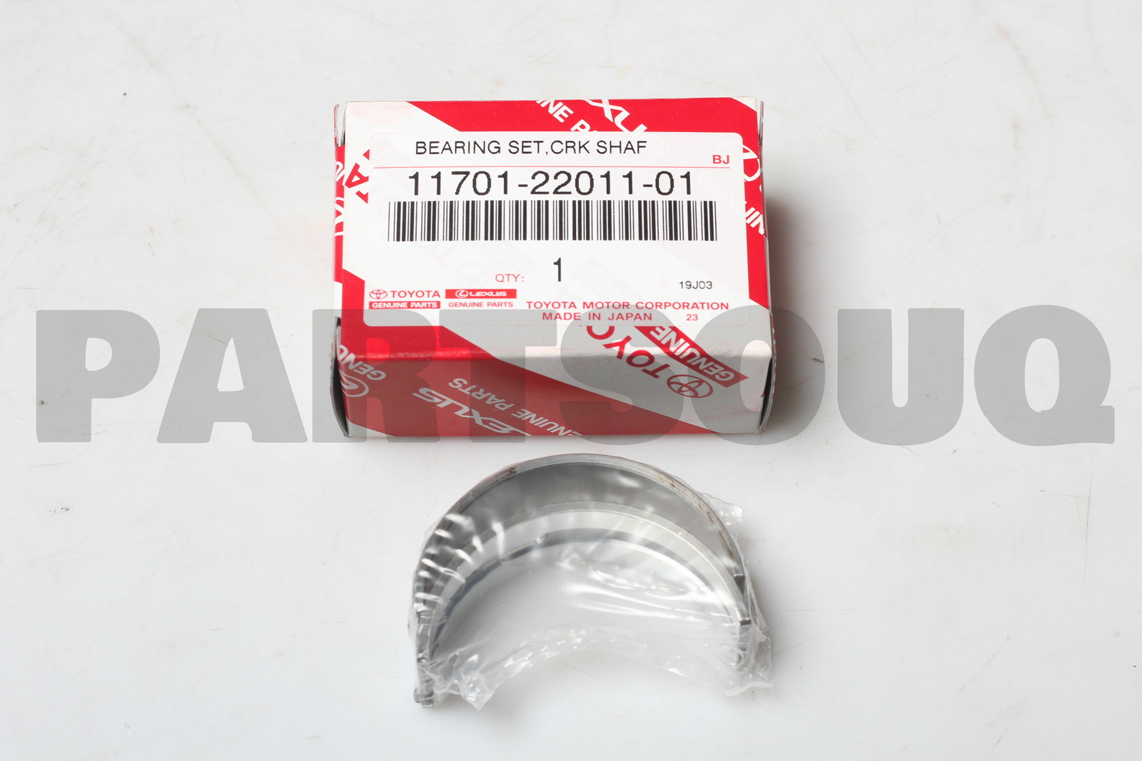 117012201101 Genuine Toyota BEARING, CRANKSHAFT 11701-22011-01 | eBay