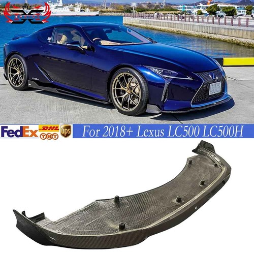 Fits Lexus LC500 LC500h 2018-2024 Real Carbon Fiber Front Bumper Lip ...