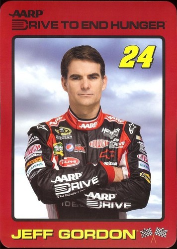 JEFF GORDON 2012 AARP DRIVE TO END HUNGER #24 NASCAR SPRINT CUP SERIES ...