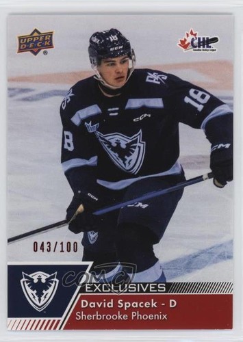 2022-23 Upper Deck CHL Exclusives /100 David Spacek #105 | eBay