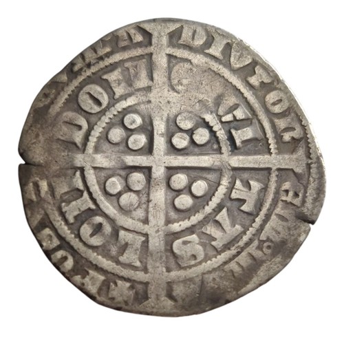 1351-61 England Edward III Silver Hammered 4p Groat Pre-Treaty Period ...