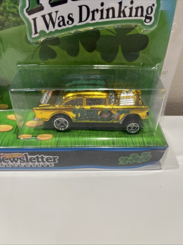 Hot Wheels CS Customs Stangler 55 Chevy Gasser A41 Irish I Was Drinking ...